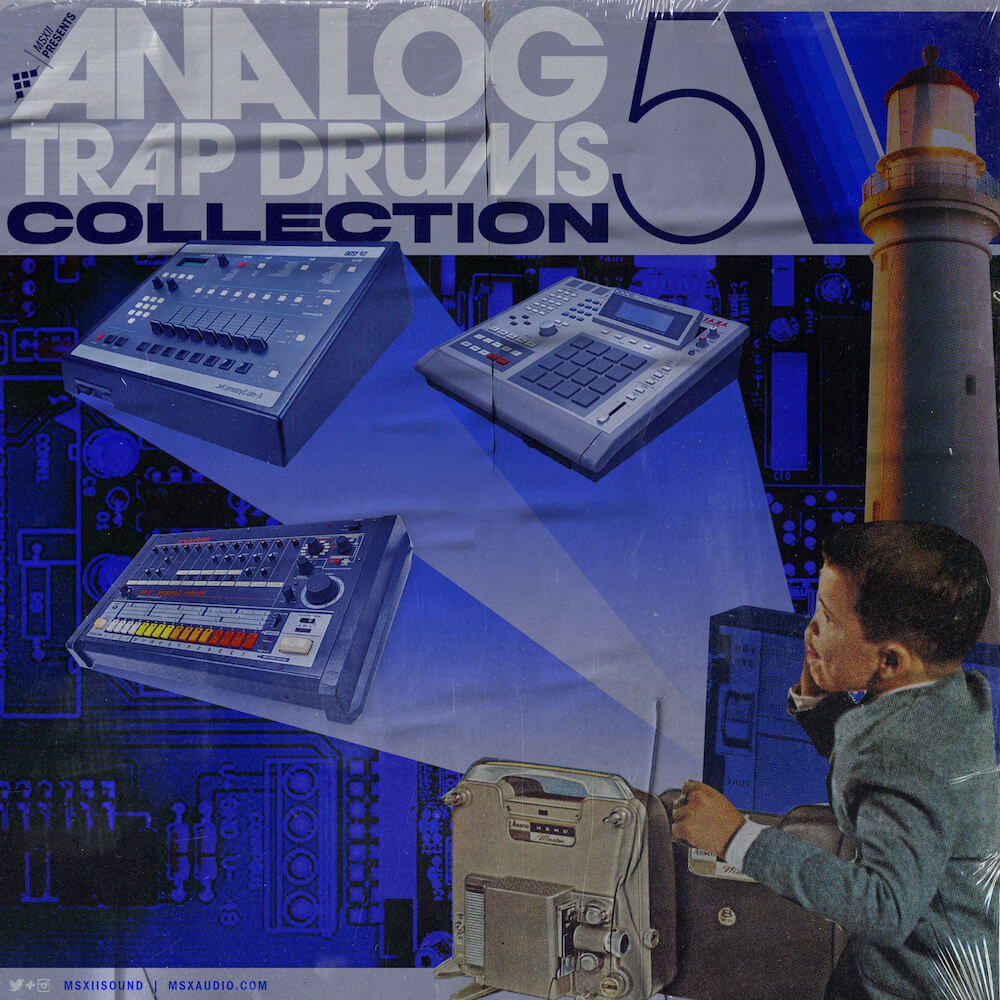 Trap Drum Samples - Analog Trap Drums Vol. 5 – The Drum Broker